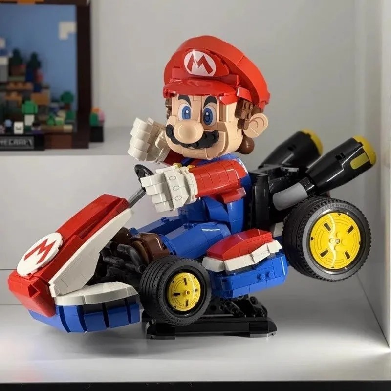 1972PCS Mario Kart Children's Educational Assembled Building Block Toy ...