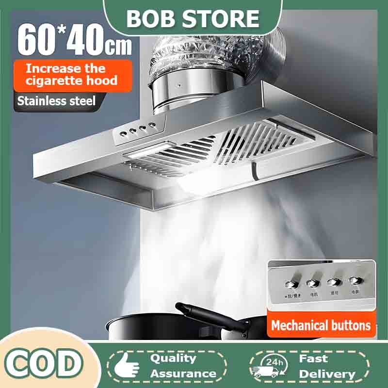 Kitchen Range Hood Exhaust Fan High Power Range Hood Wall-Mounted 6 ...