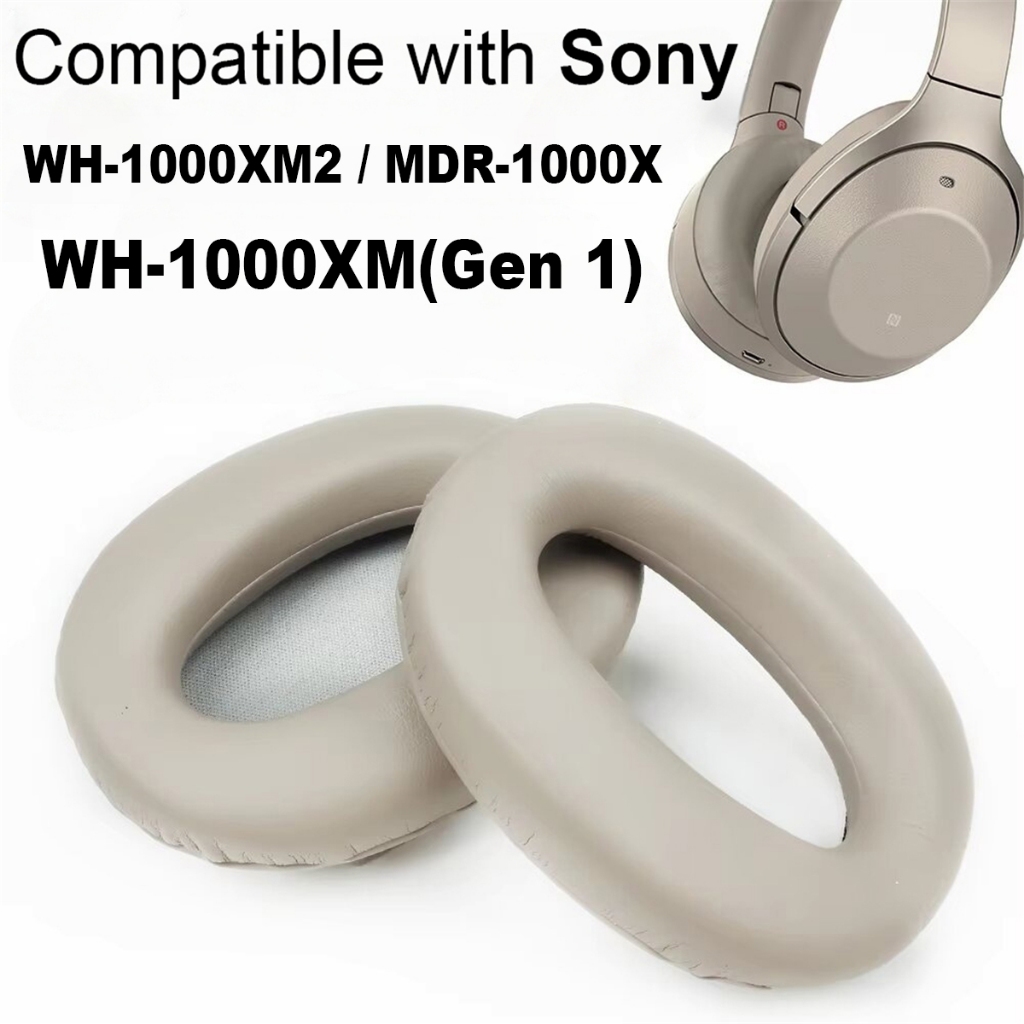 1 Pair Ear Pads Cushions For Sony WH-1000XM(Gen 1) / WH-1000XM2 / MDR ...