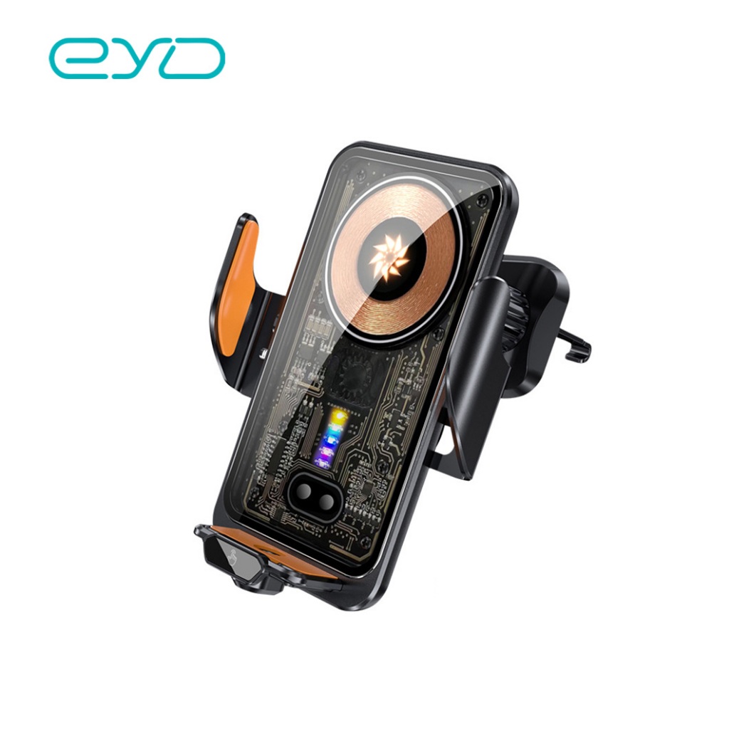 EYD M7 Car 15W Wireless Charger 66W Magnetic Bottom Super Charging Auto Clamping Car Phone Stand ...