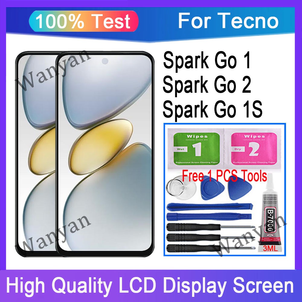 OEM For Display Tecno Spark Go 1 KL4 Spark Go 1S KL4h Spark Go 2 KM4 LCD Touch Screen ...