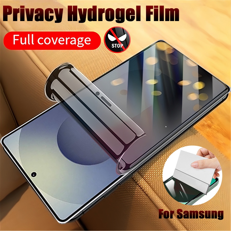Full Cover Privacy Anti Spy Hydrogel Film For Samsung Galaxy A56 A36 A26 S25 Ultra S25 Plus 5G ...