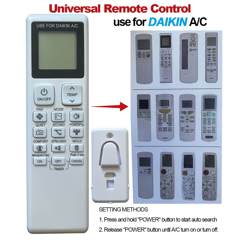 NiLANK Universal Remote Control for DAIKIN Air Conditioner Remote ...