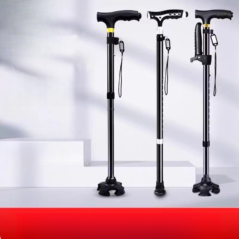 Elderly Crutches Big Four-legged Cane、walker for elderly、baston stick ...