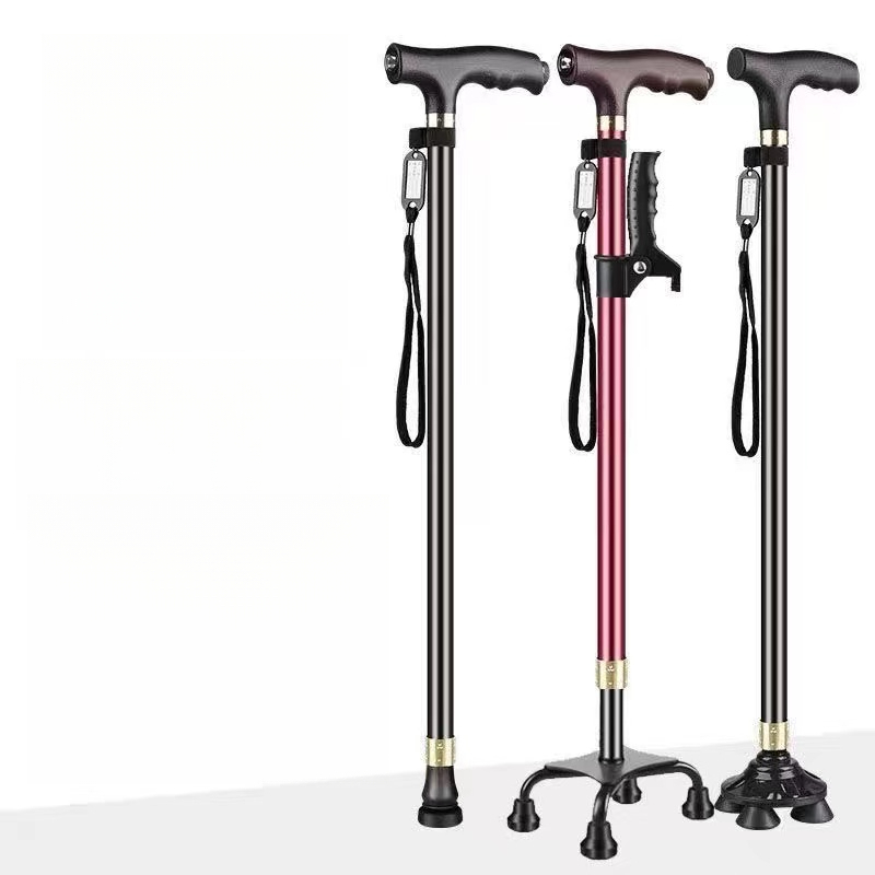 Elderly Crutches Big Four-legged Cane、walker for elderly、baston stick ...