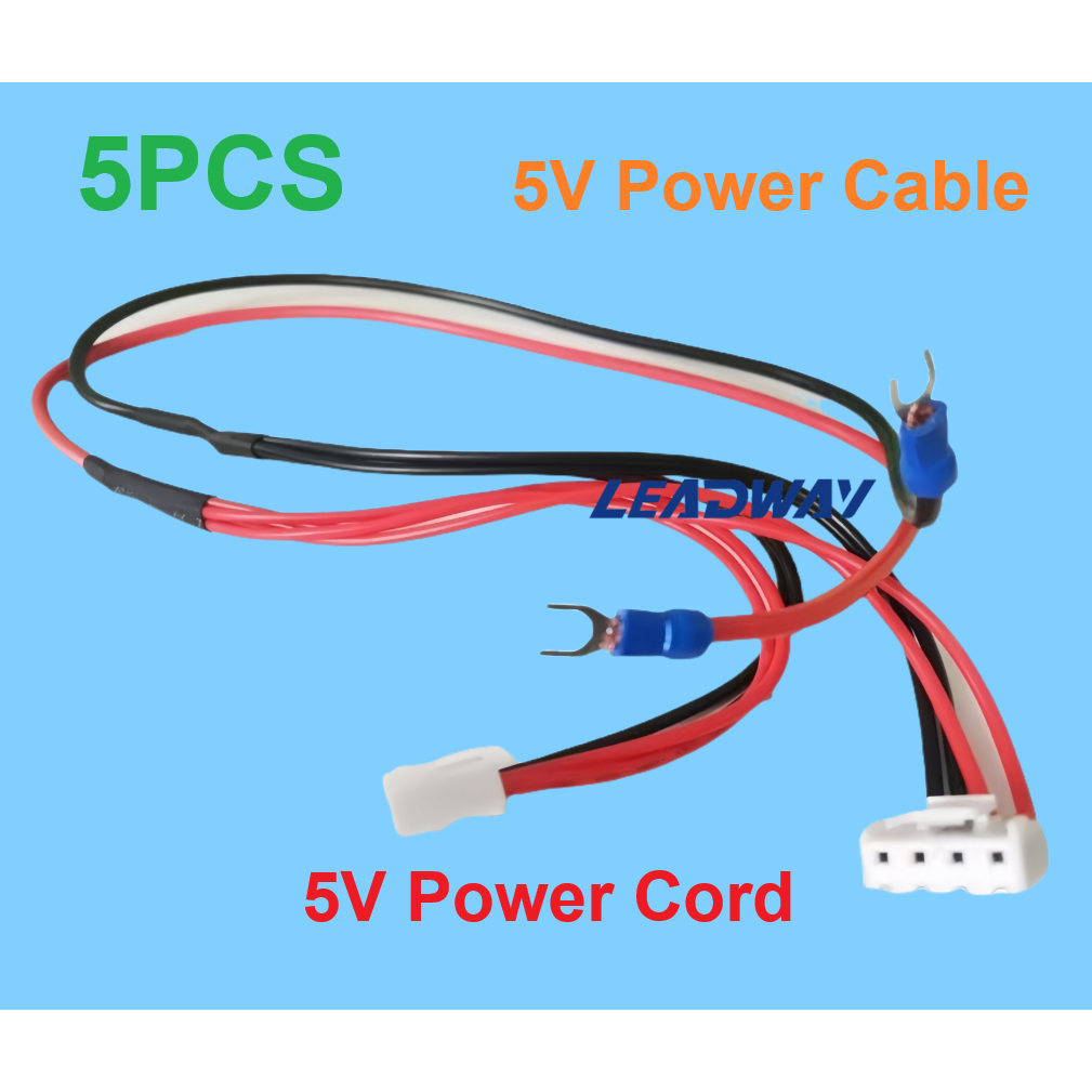 5V(5PCS) Power Cable LED Dsplay Power Cable LED Wall Screen 5V Power ...