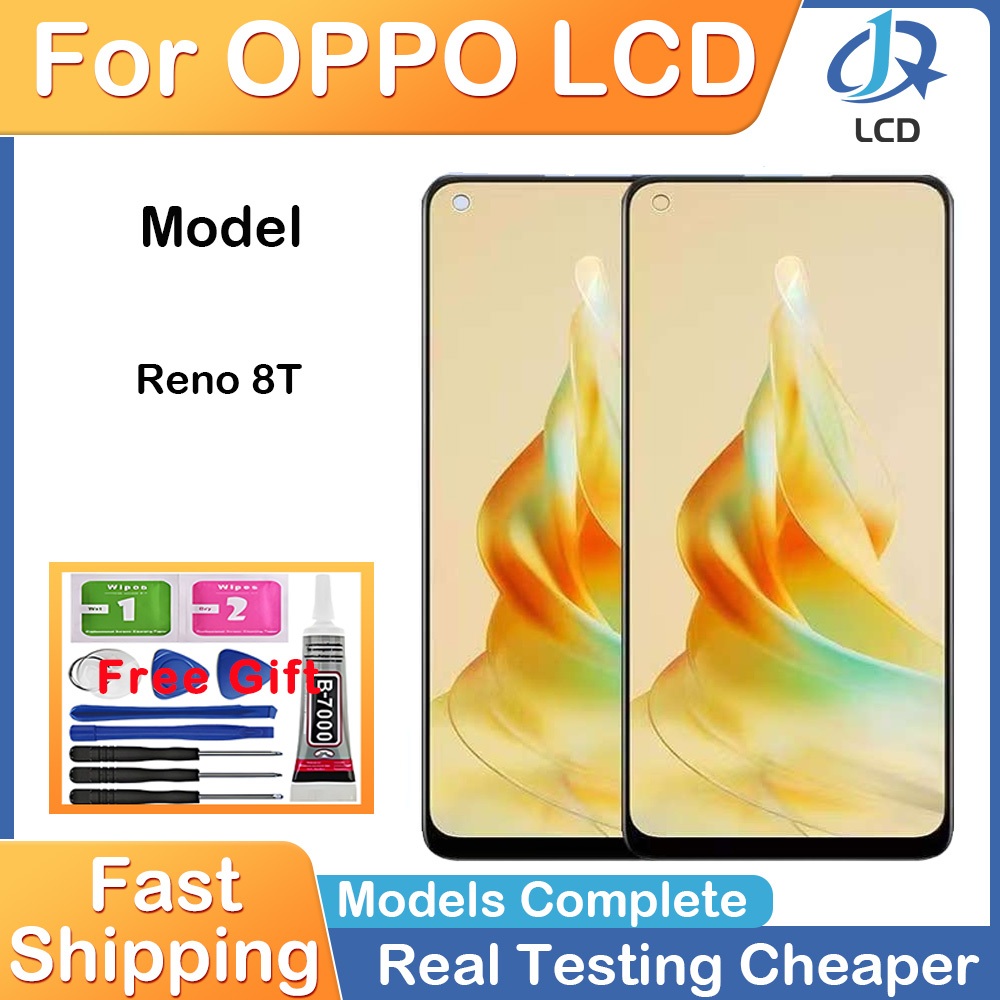 For AMOLED OPPO Reno 8T 4G 5G LCD Display Touch Screen Replacement | Shopee Philippines