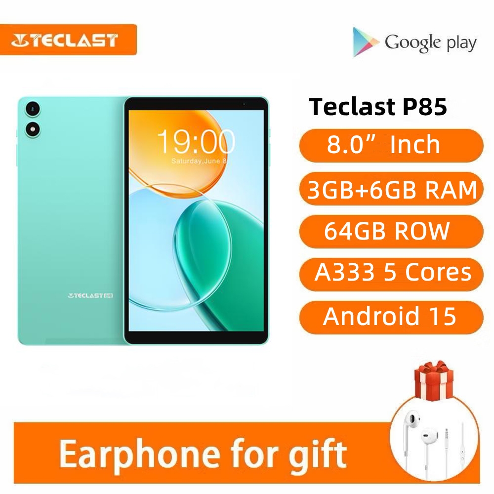 Teclast P85 Android 15 Tablet 8 Inch IPS 3GB RAM 64GB ROM A333 5-core ...