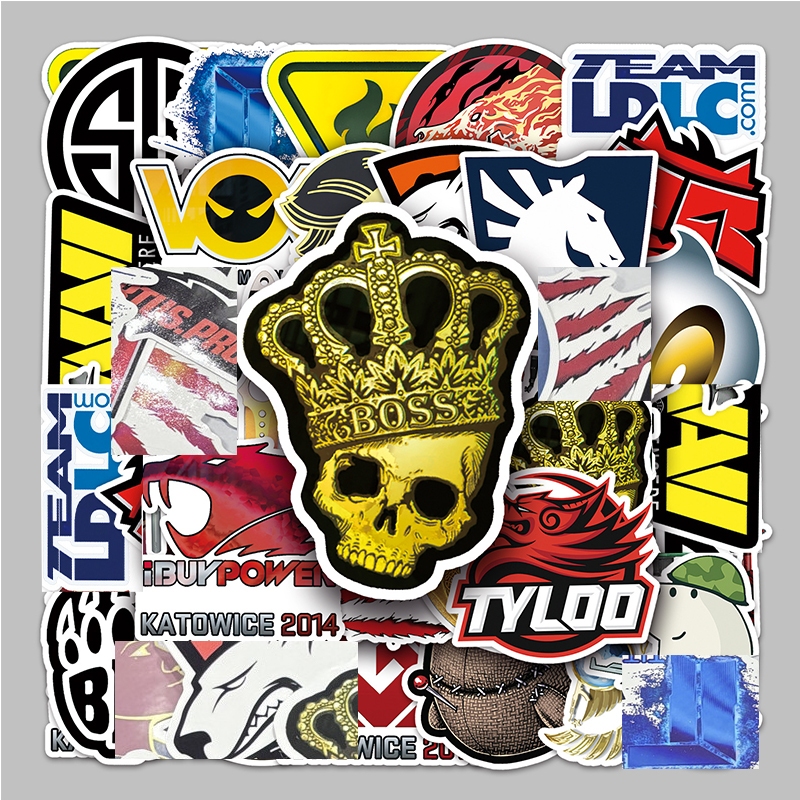 52pcs Csgo Game Sticker Waterproof Graffiti Sticker Luggage Scooter ...