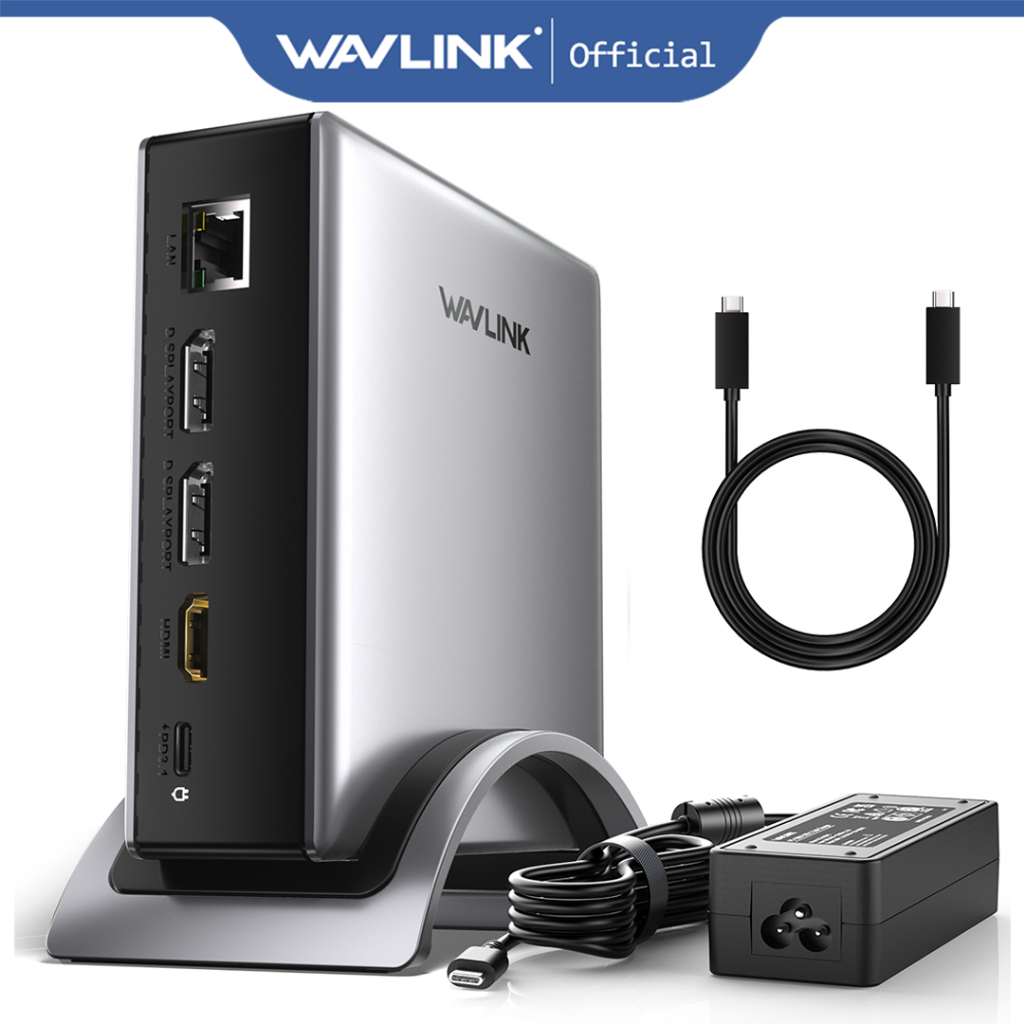 Wavlink PD3.1 Triple Display USB C Docking Station with 140W Power ...