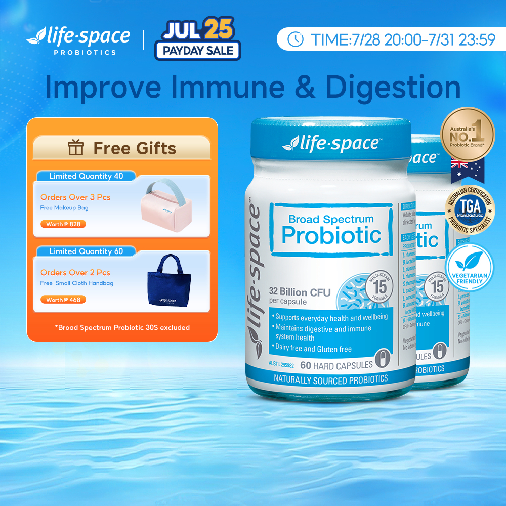 [Official] Life Space Broad Spectrum Probiotic 60 Capsules*2 ...