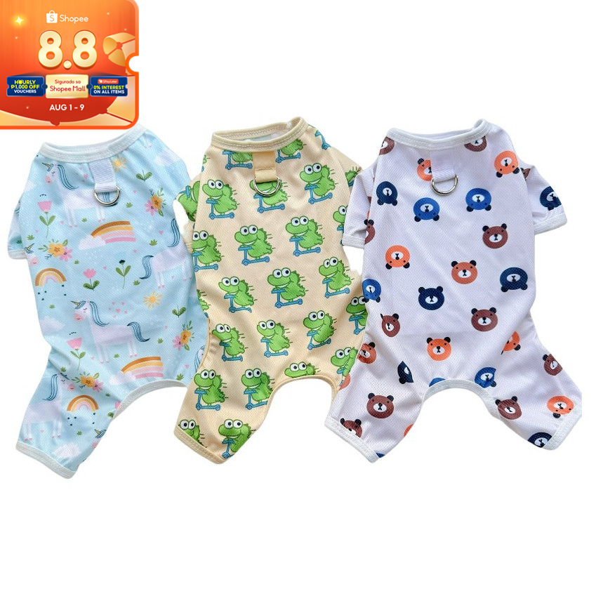 Dog Pajamas Costume - Summer Sleepwear for Big Dogs, Cat-Friendly ...