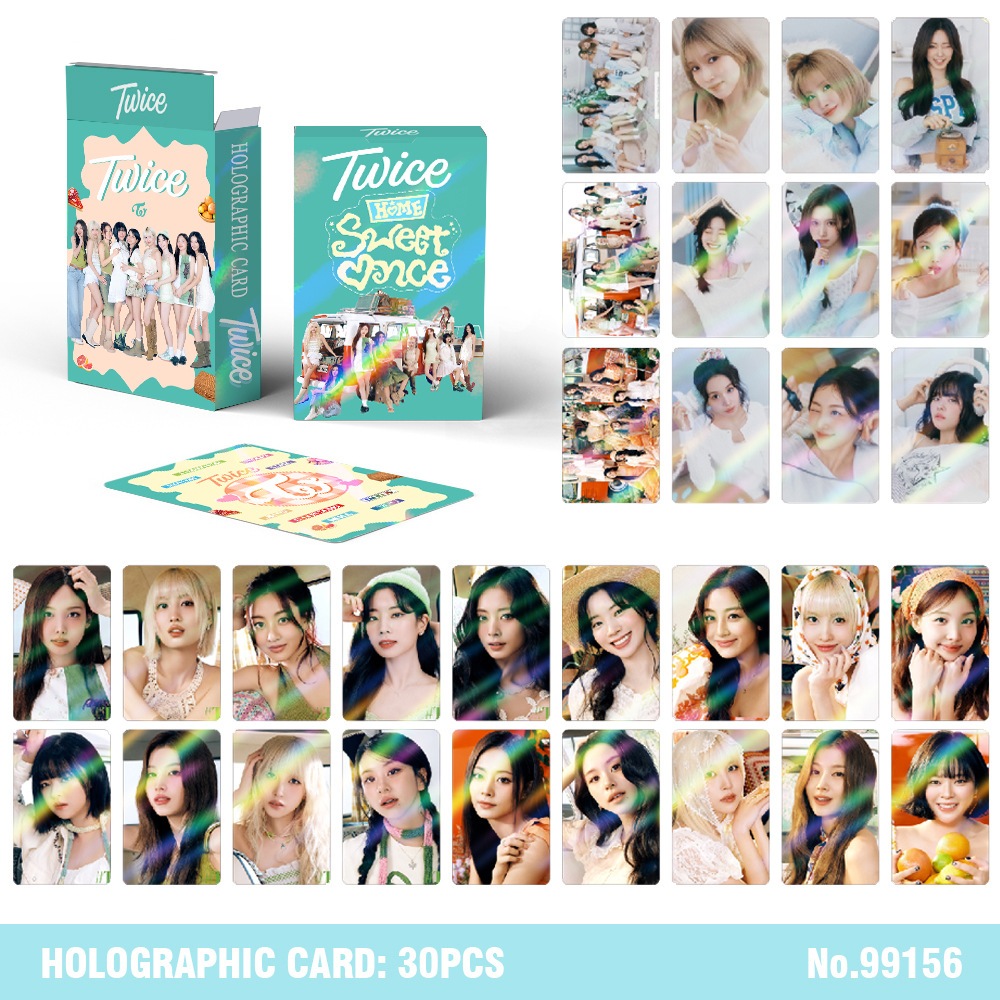 30Pcs TWICE DIVE Album Laser Hologram Lomo Cards With You-th HOLOGRAPHIC Photocards Nayeon ...