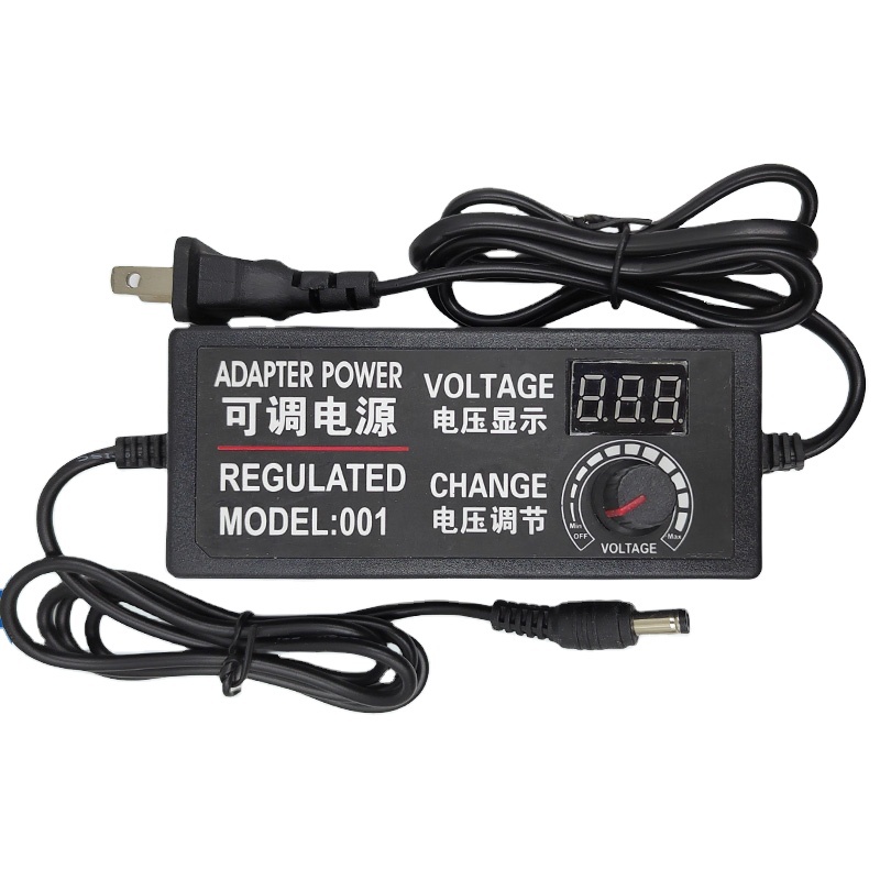 Adjustable Power Supply Adapter AC To DC 3V 12V 3V 24V 9V 24V Universal ...