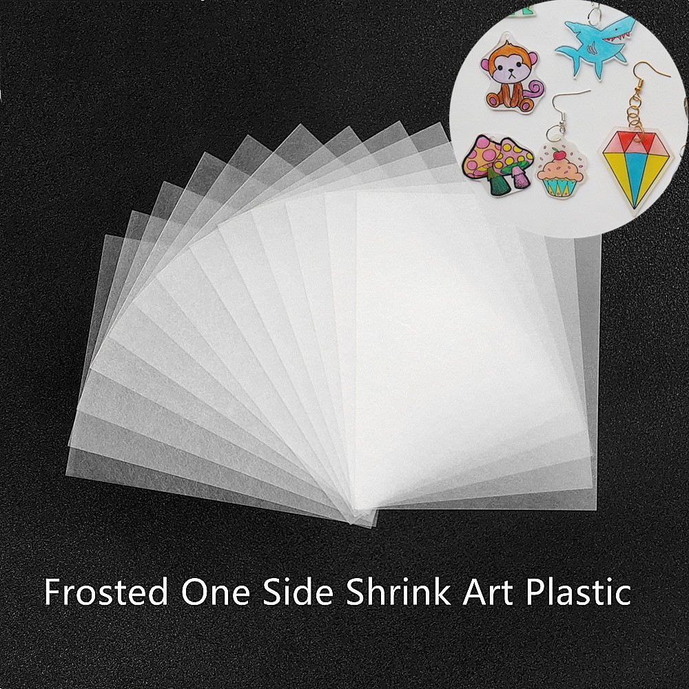 20pcs Heat Shrink Plastic Sheet Shrinkles Film Paper Creative Handmade ...