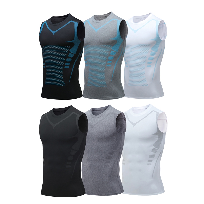 Compression Tank Top Men Gym Shirt Sleeveless Quick Dry | Shopee ...