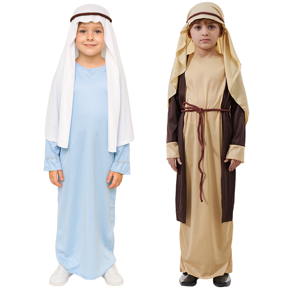 COD Boys Saint Joseph Costume Kids Virgin Mary Cosplay Halloween ...