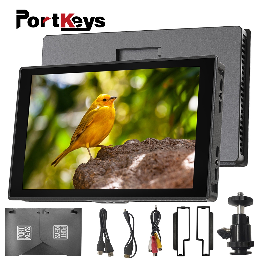 PortKeys HD7T 7 inch Touch Screen DSLR Camera Field Monitor, 1000 Nits ...