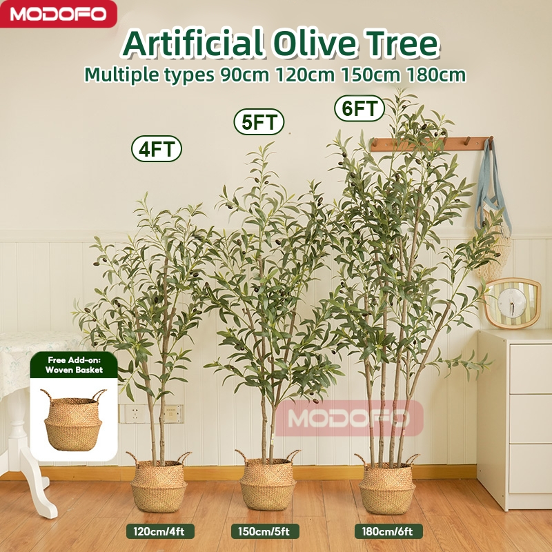 Artificial Olive Tree Plant Big Size MODOFO Indoor Home Office ...