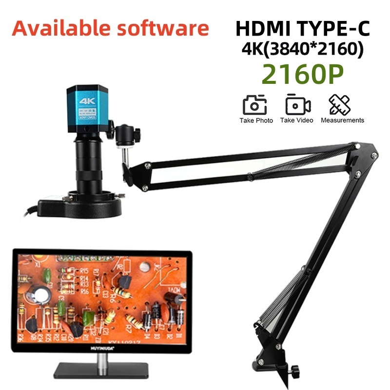 YIZHAN 4K Digital Microscope 48MP Microscope For Electronics USB-C ...