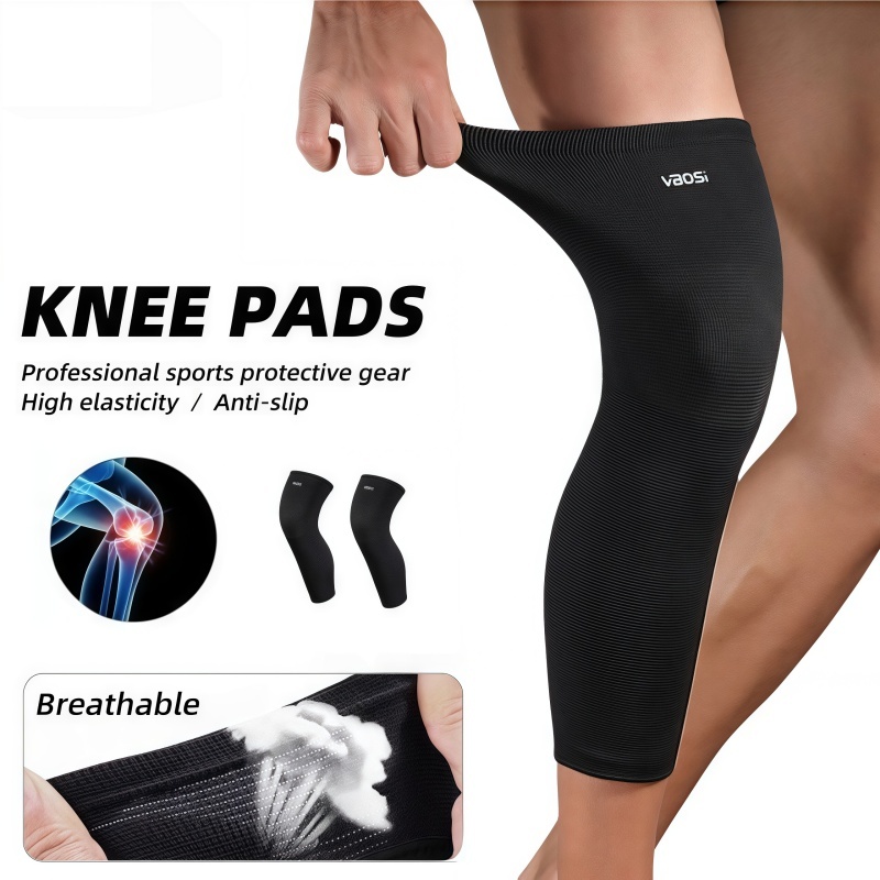 High Elastic Sports Knee Pads Compression Support For Basketball ...