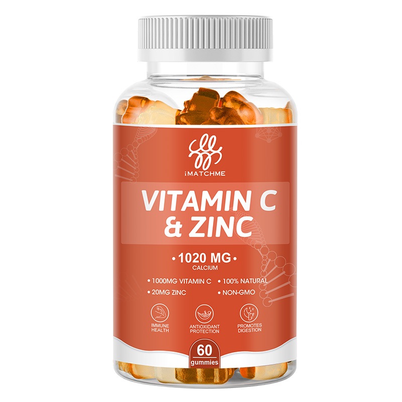 Vitamin C Zinc Orange Flavored Soft Candy: 1000mg Vitamin C+20mg Zinc ...