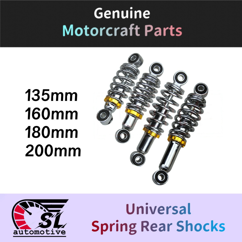 2Pcs Universal High Performance 135mm-310mm Rear Shock Absorbers For ...