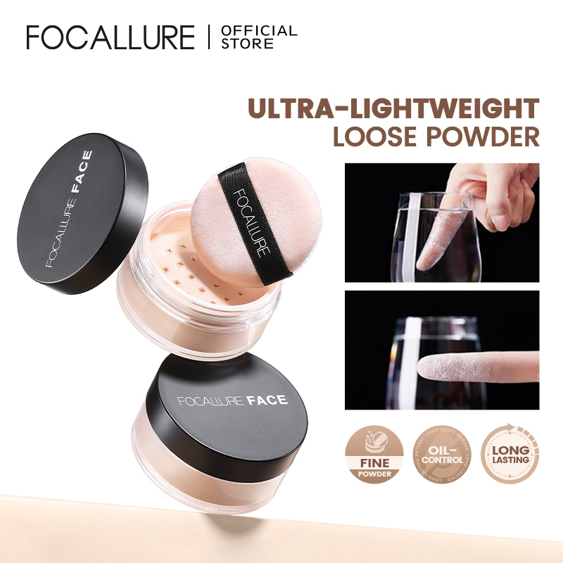 Focallure Loose Setting Powder 3 Colours Waterproof Weightless Soft ...