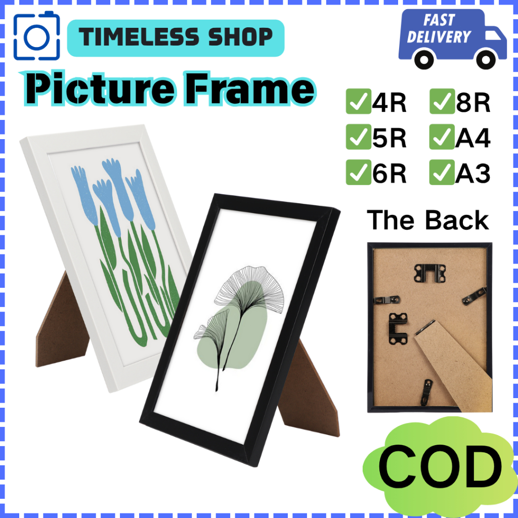 Picture Frame Wall Decor 4R/5R/6R/8R/A4/A3 Hanging Photo Frame ...