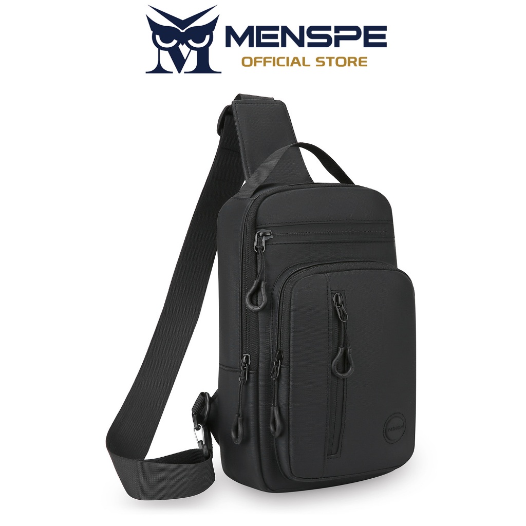 MENSPE Fashion Versatile Men's Shoulder Bag Waterproof Sports Casual ...