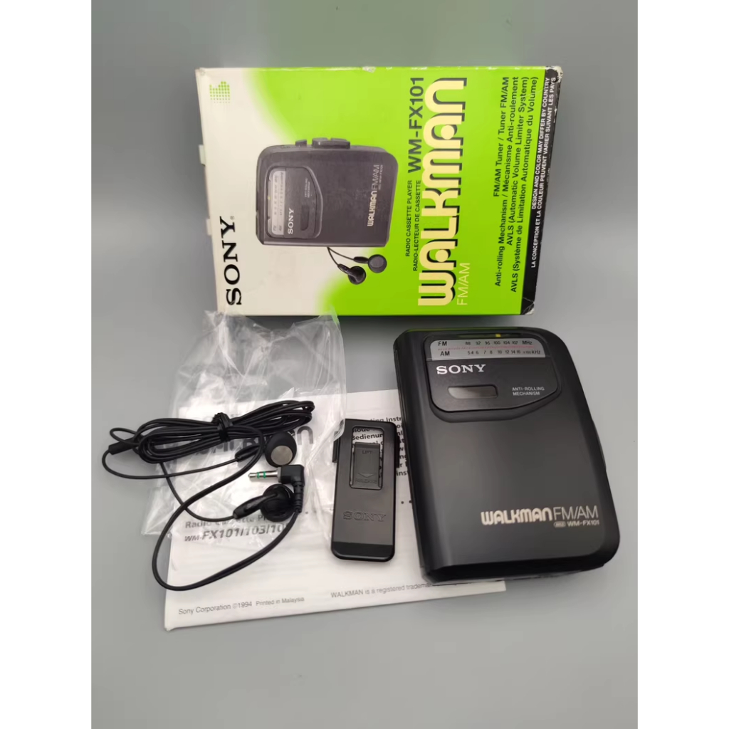 Sony WM-FX101 Cassette Walkman – FX "Black Titan" Series | Shopee ...