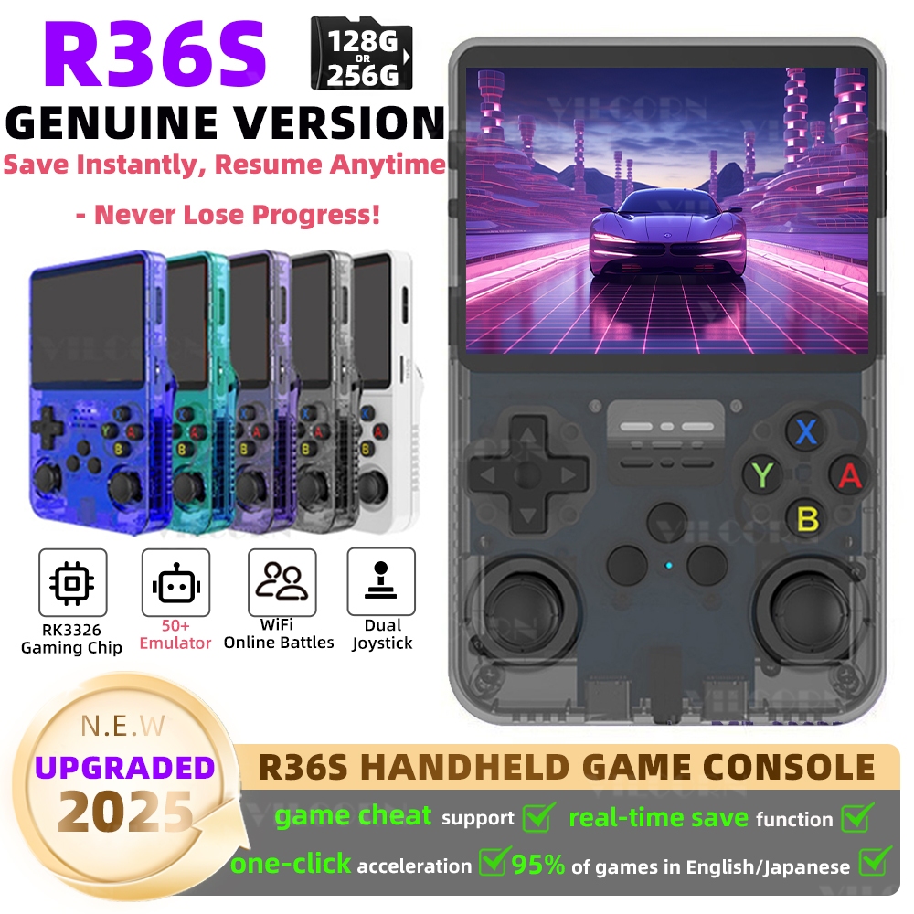 R36S 2025 NEW Upgraded Official Genuine Handheld Game Console - 50 ...