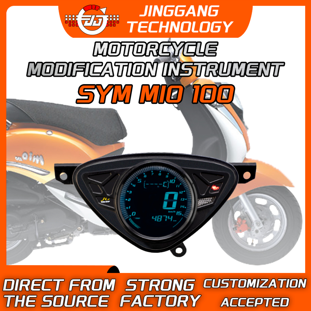 YAMAHA Speedometer Digital Odometer LED LCD for MIO 100 / MIO SPORTY ...