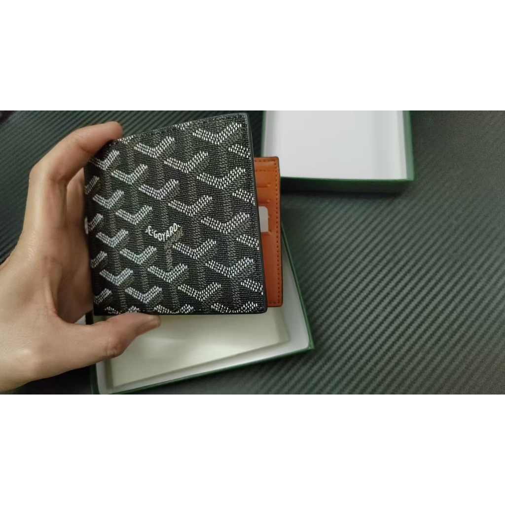 New men's double-fold wallet, short wallet, business wallet, thin ...