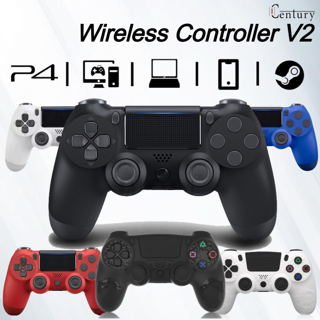 Wireless Bluetooth Gamepad Joystick for PS4 Slim/Pro PC Android - PS4 ...