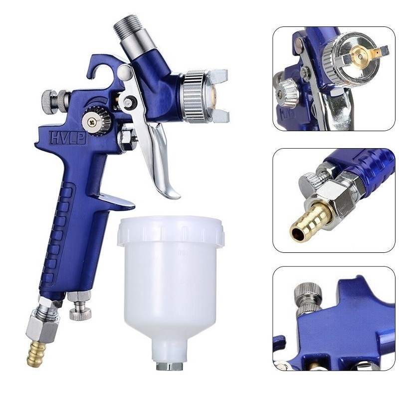 Mini Spray Gun 0.8mm Nozzle Car Paint Tool Wall Painting Repair ...