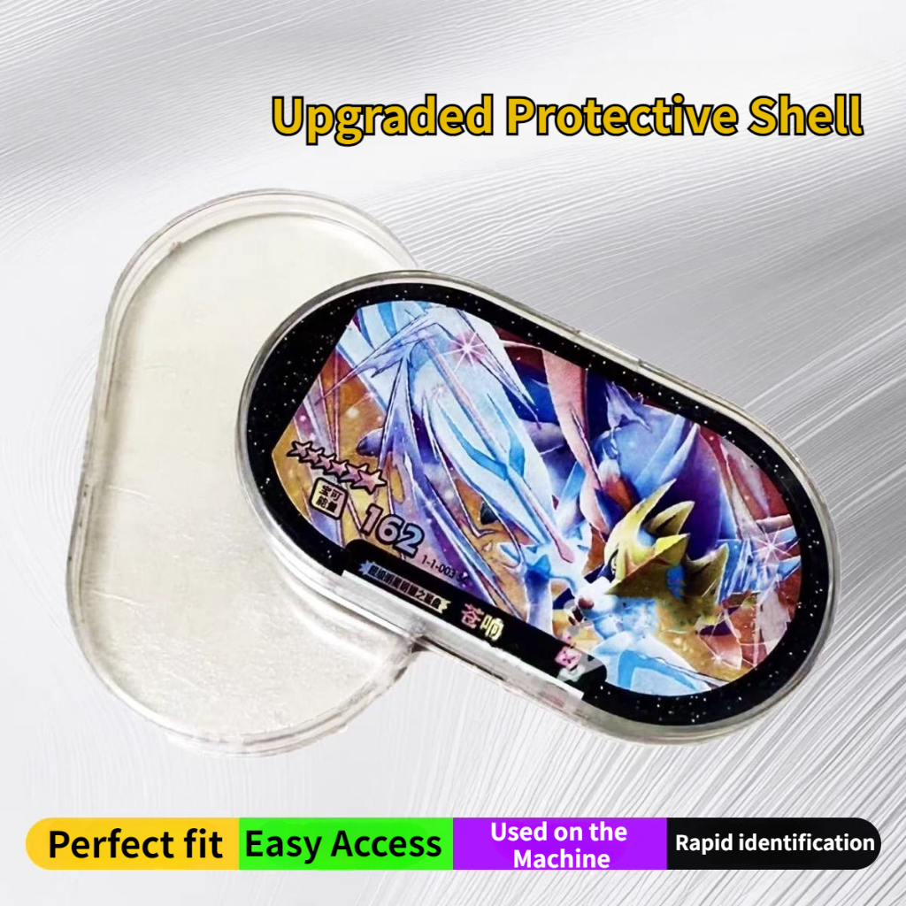 1/2/5PCS Pokemon Mezastar 6-star Card Acrylic Protective Shell Sleeve ...