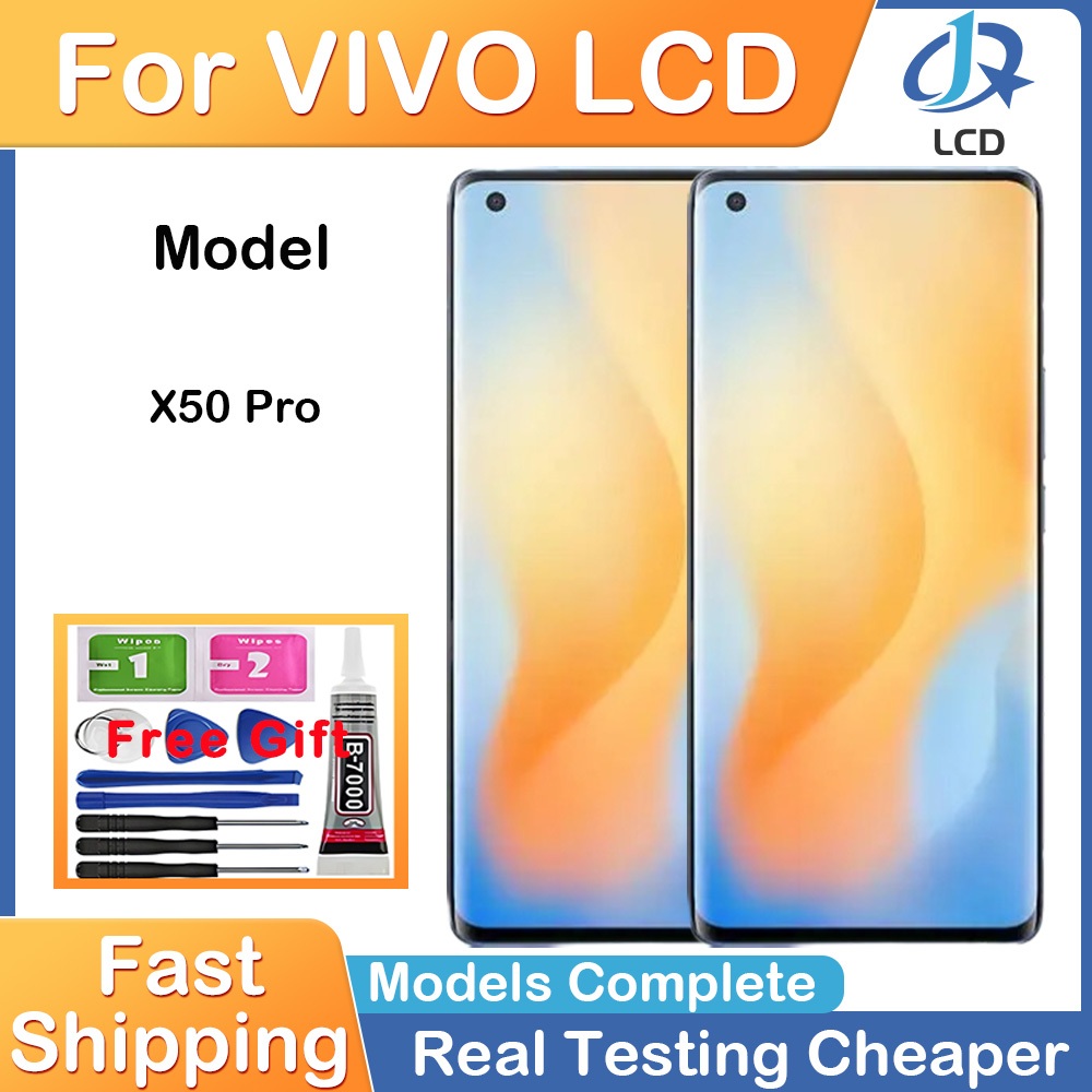 For AMOLED VIVO X50 Pro 5G LCD Display Touch Screen Replacement ...