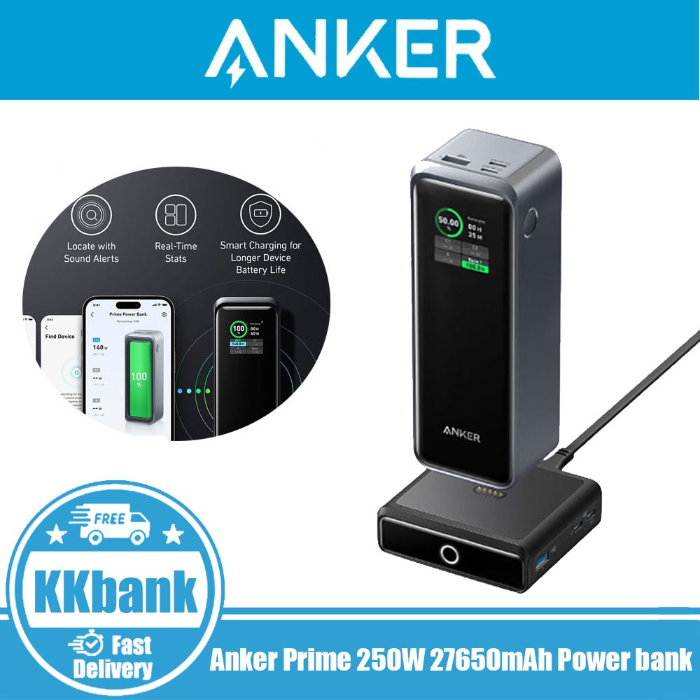 Anker Prime 250W 27650mAh Power bank 3-Port 250W Portable Charger | Shopee Philippines