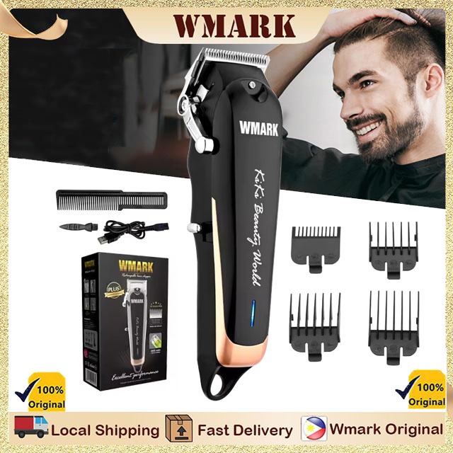 Wmark NG-103PLUS Professional Wireless Hair Clipper with Battery ...