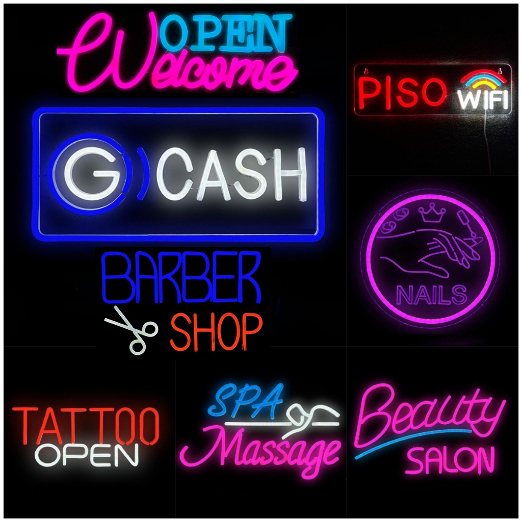Spa Massage Neon Sign/Nails Sign/Baber Shop Sign-Acrylic Backboard ...