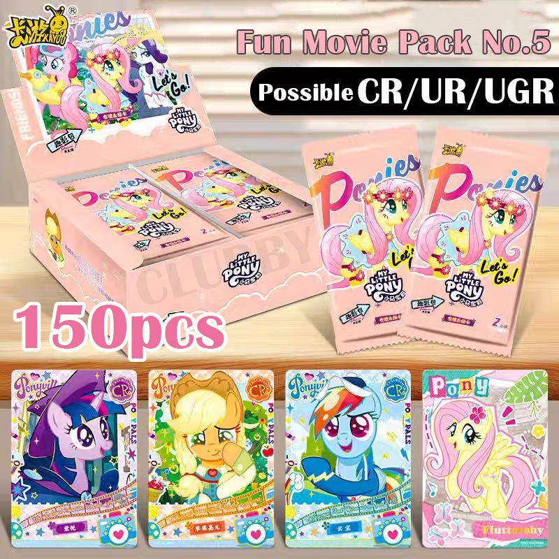 My Little Pony cards Kayou Fun Shadow Pack 5 Fluttershy rare CR/UR/UGR ...