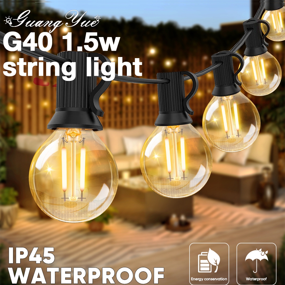 G40G light string dimmable light string IP45waterproof light string ...