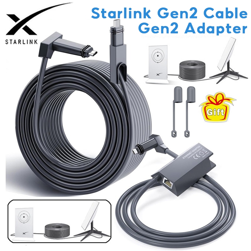 HdoorLink Starlink Gen2 Cable Starlink V2 Adapter For Starlink Standard ...