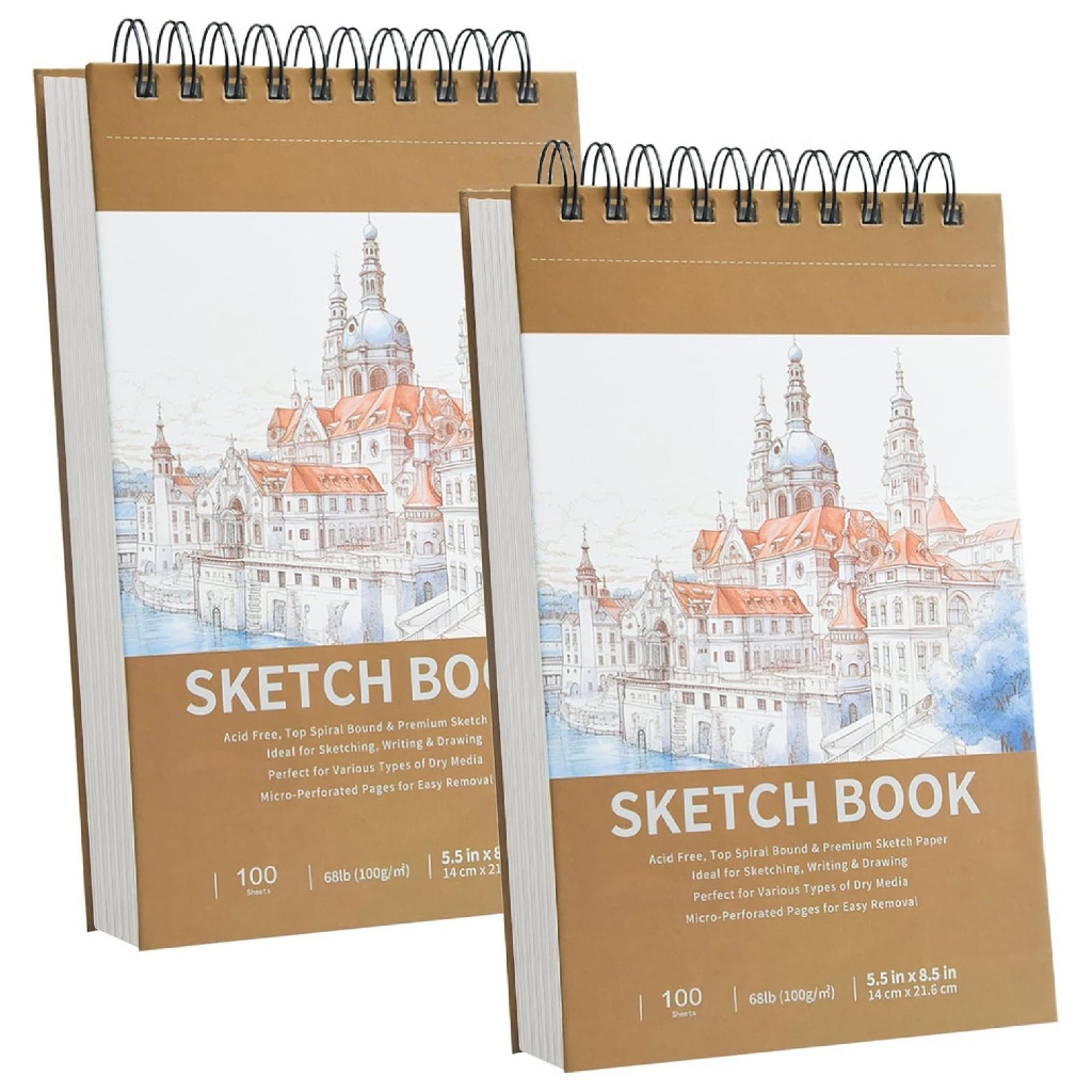 Hard-shell Blank sketchbook Thickened Sketch paper Colored pencil ...