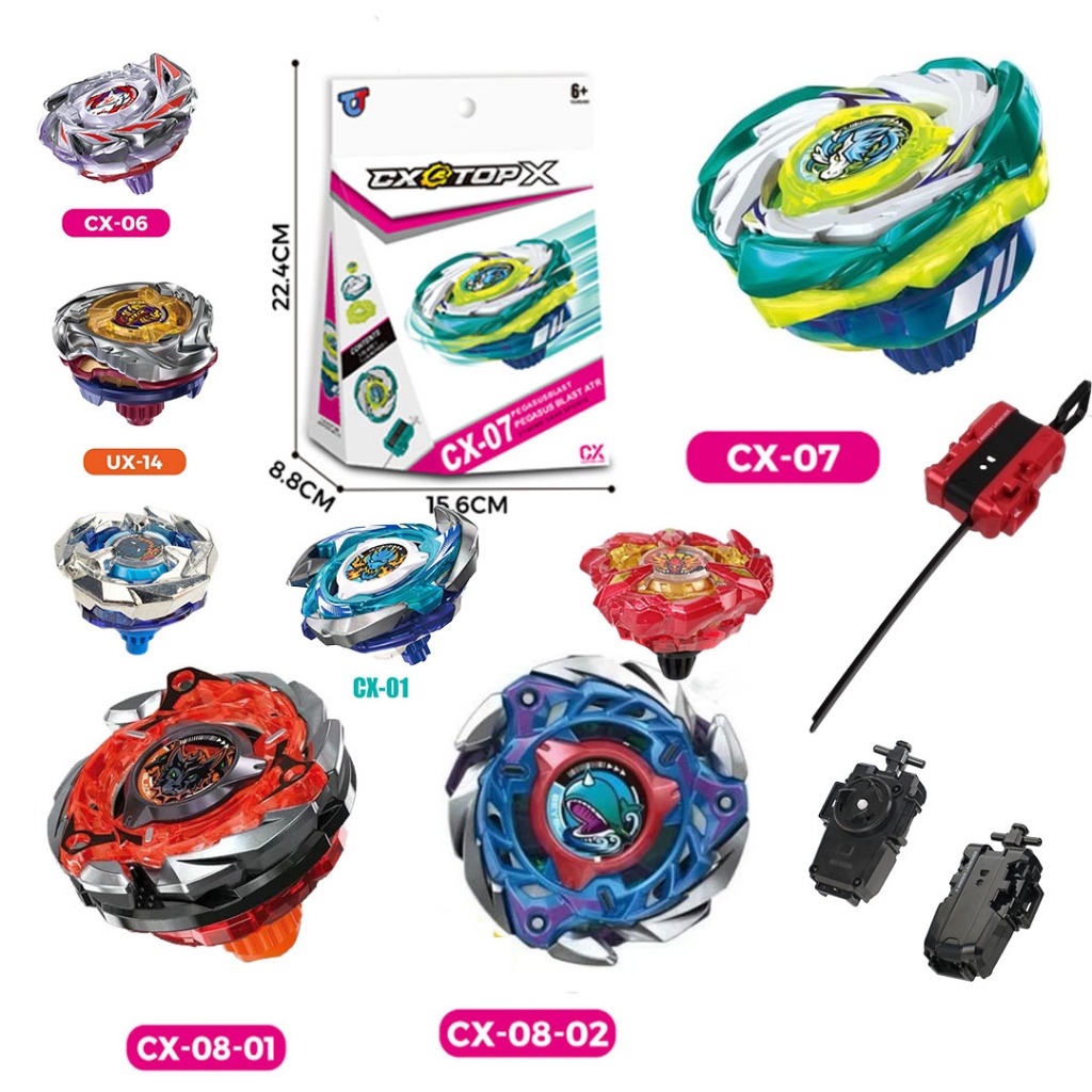 Beyblade X BX-3-60 Xeno Xcalibur CX-07 Pegasus Blast CX-08 Random ...
