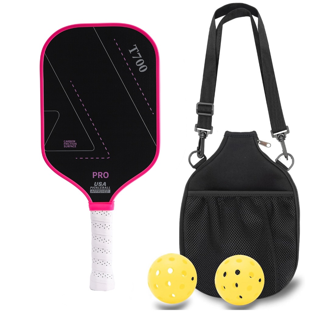 Pickle Racket, T700 Carbon Fiber Surface and 16mm Honeycomb Core, High ...