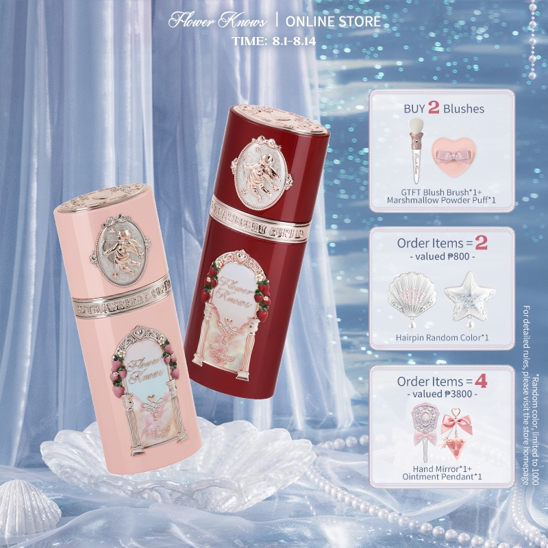 Flower Knows Strawberry Cupid Collection Liquid Blush Easy to Blend ...