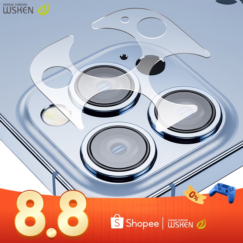 WSKEN Camera Back Lens Screen Protector Film for iPhone 16 ProMax/15/14 ...