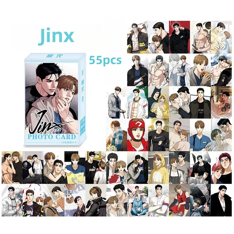 10-55pcs Jinx Mingwa Hologram Laser Lomo Cards Manga Manhwa comic Photo ...